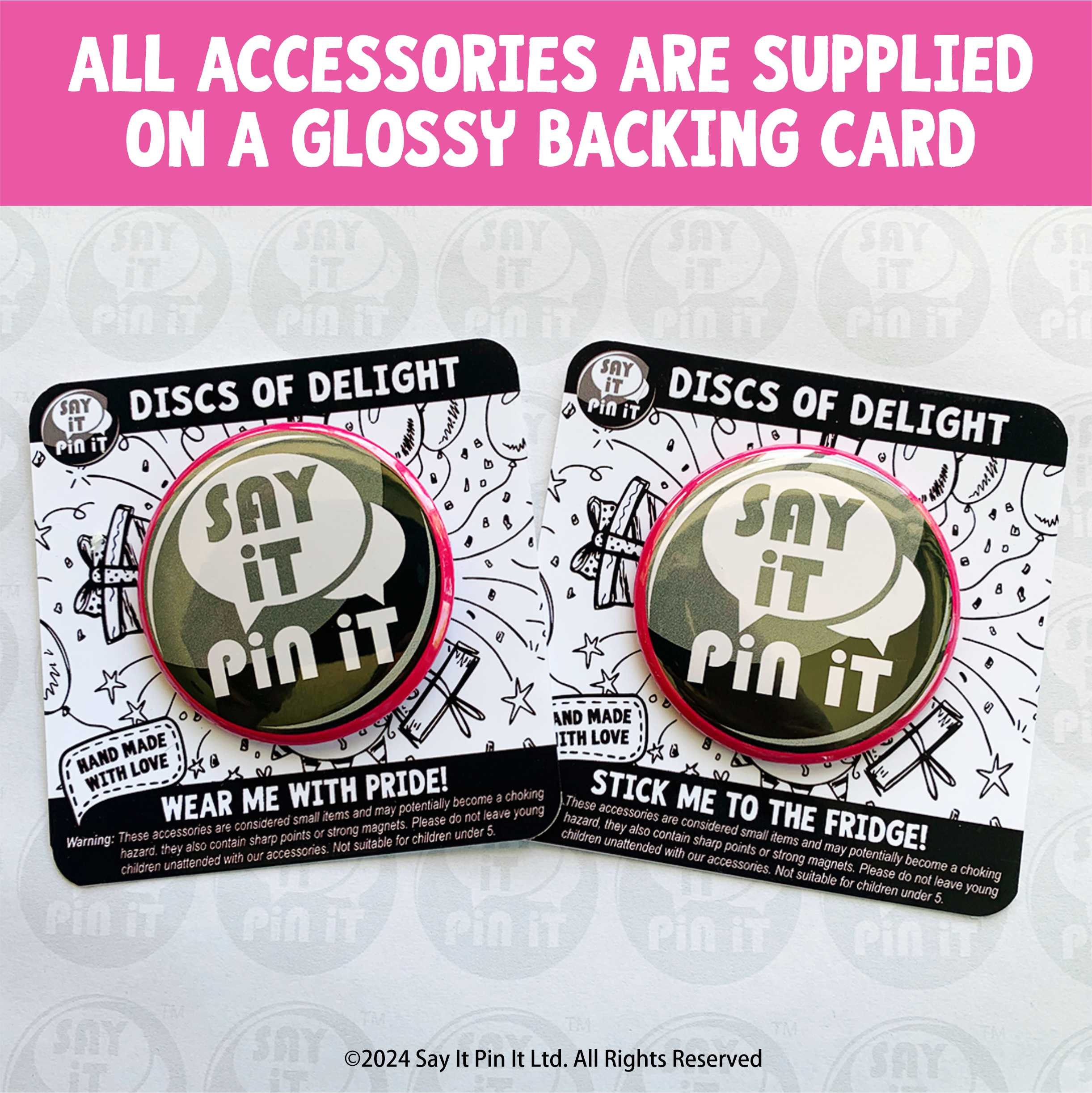 Good Behaviour Award 50mm/2 Inch Button Pin Backed Badge / Magnet ...