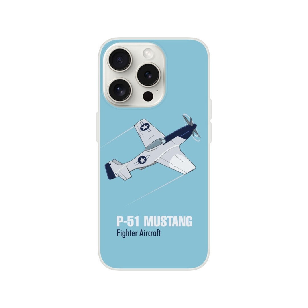 Mustang Aircraft Flexi Phone Case - Etsy