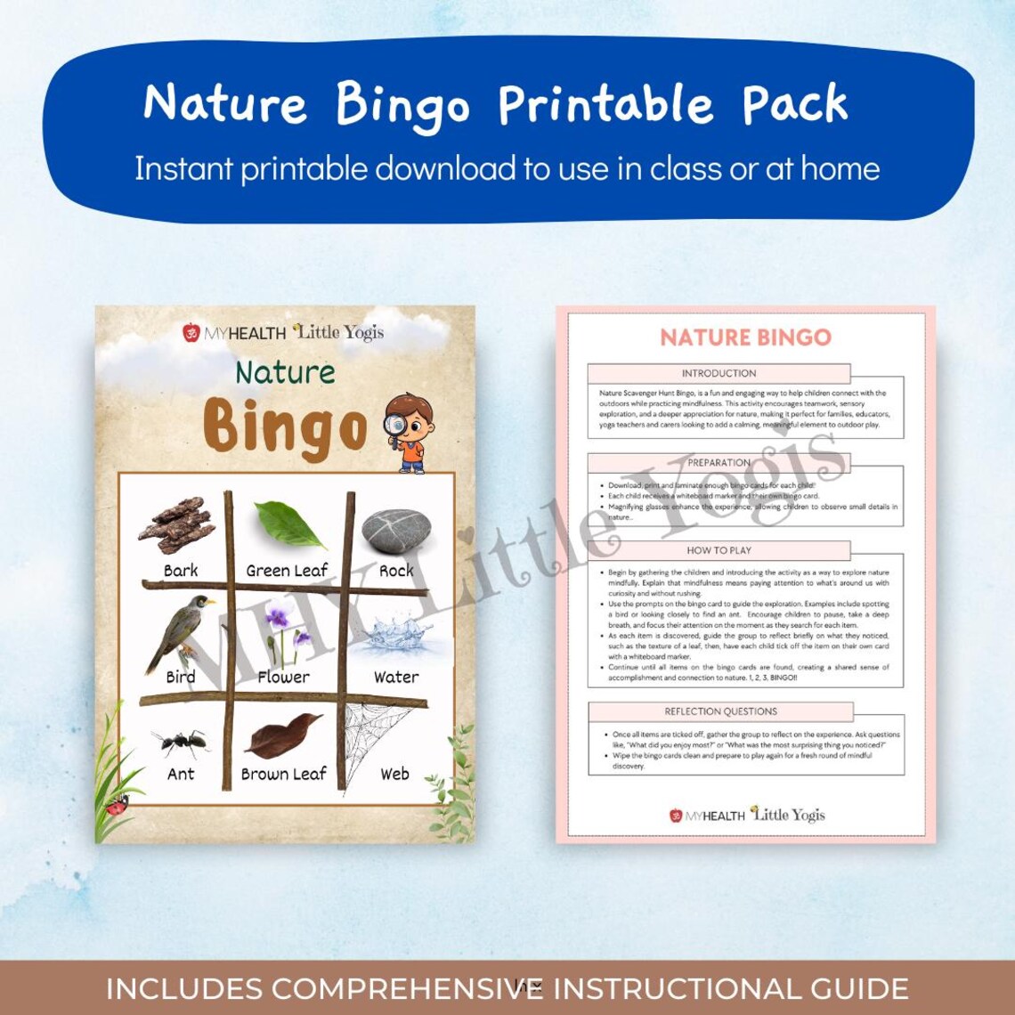 Mindful Nature Scavenger Hunt Bingo Game - Etsy