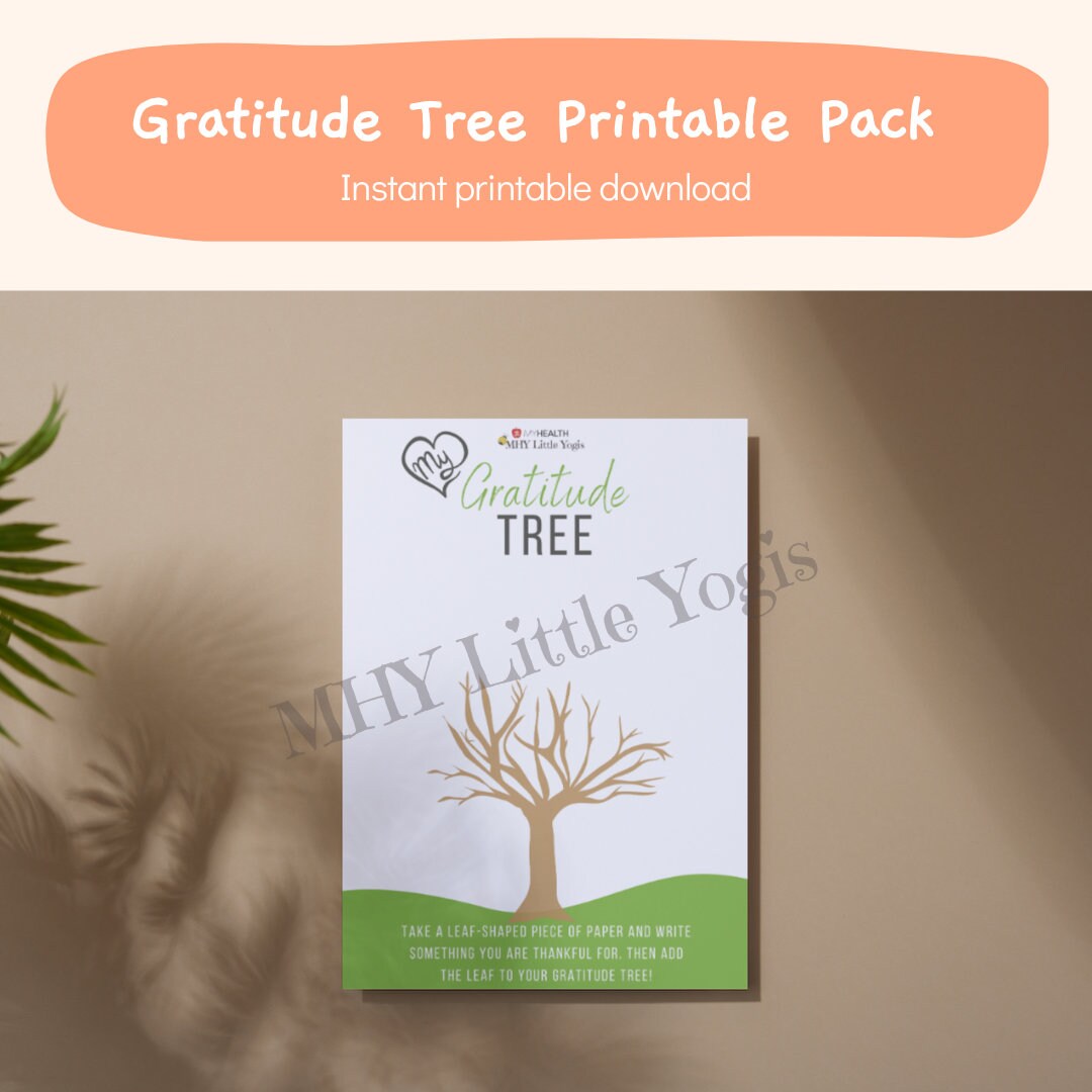 Kids Mindful Me, Gratitude Tree Activity - Etsy