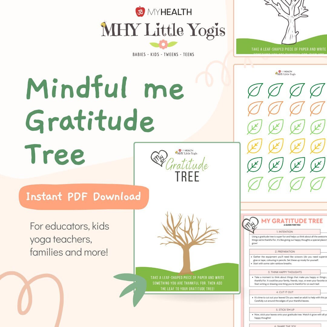 Kids Mindful Me, Gratitude Tree Activity - Etsy