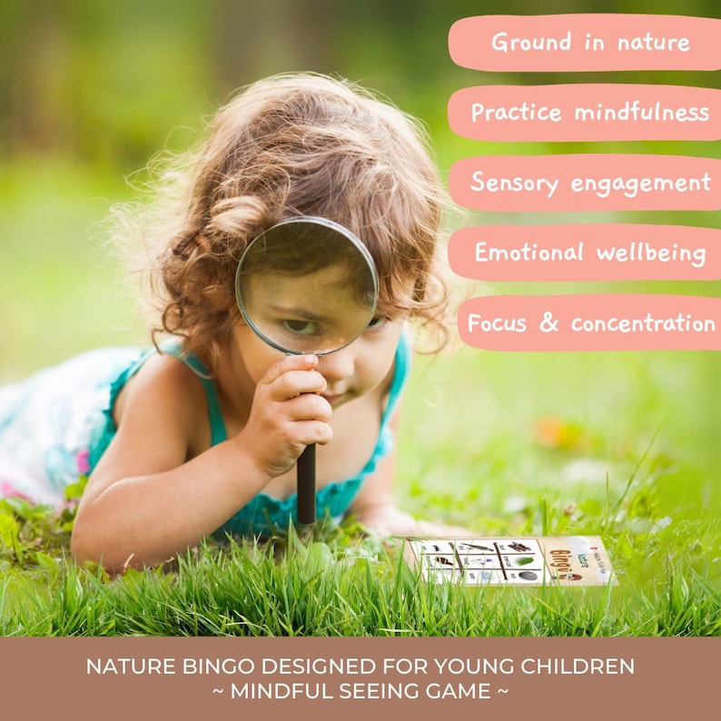 Mindful Nature Scavenger Hunt Bingo Game - Etsy