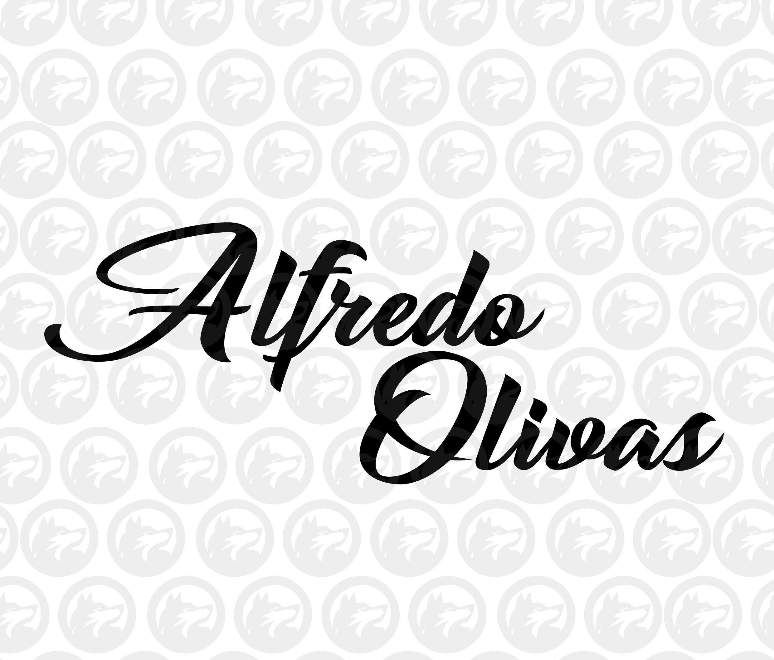 Vector de Alfredo Olivas (Imagen, Logo y Nombre) - Etsy España