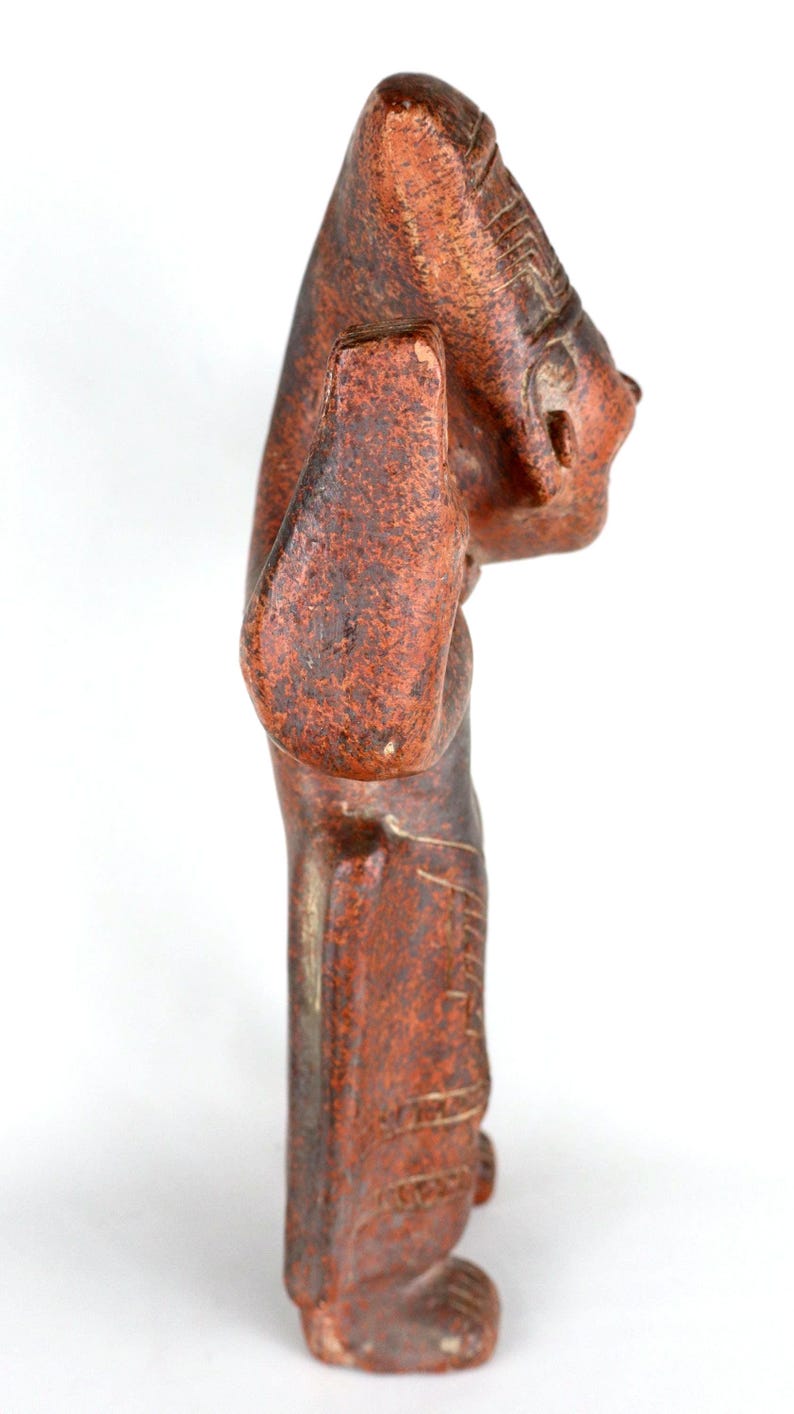 Smiling Figure Terracotta Totonac Sonriente Vintage Pre-columbian ...