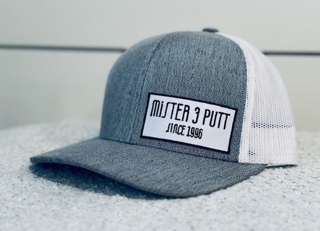 Mister 3 Putt Golf Snapback Trucker Hat (woven Patch) - Etsy