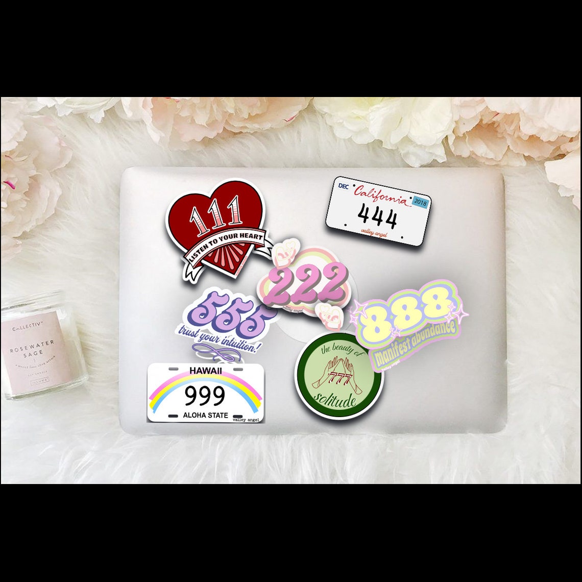 555 Angel Number Sticker - Etsy