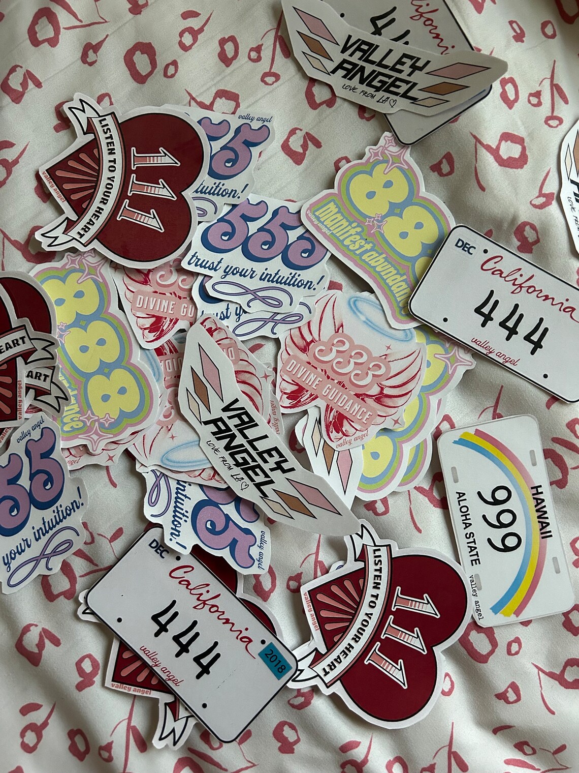 555 Angel Number Sticker - Etsy