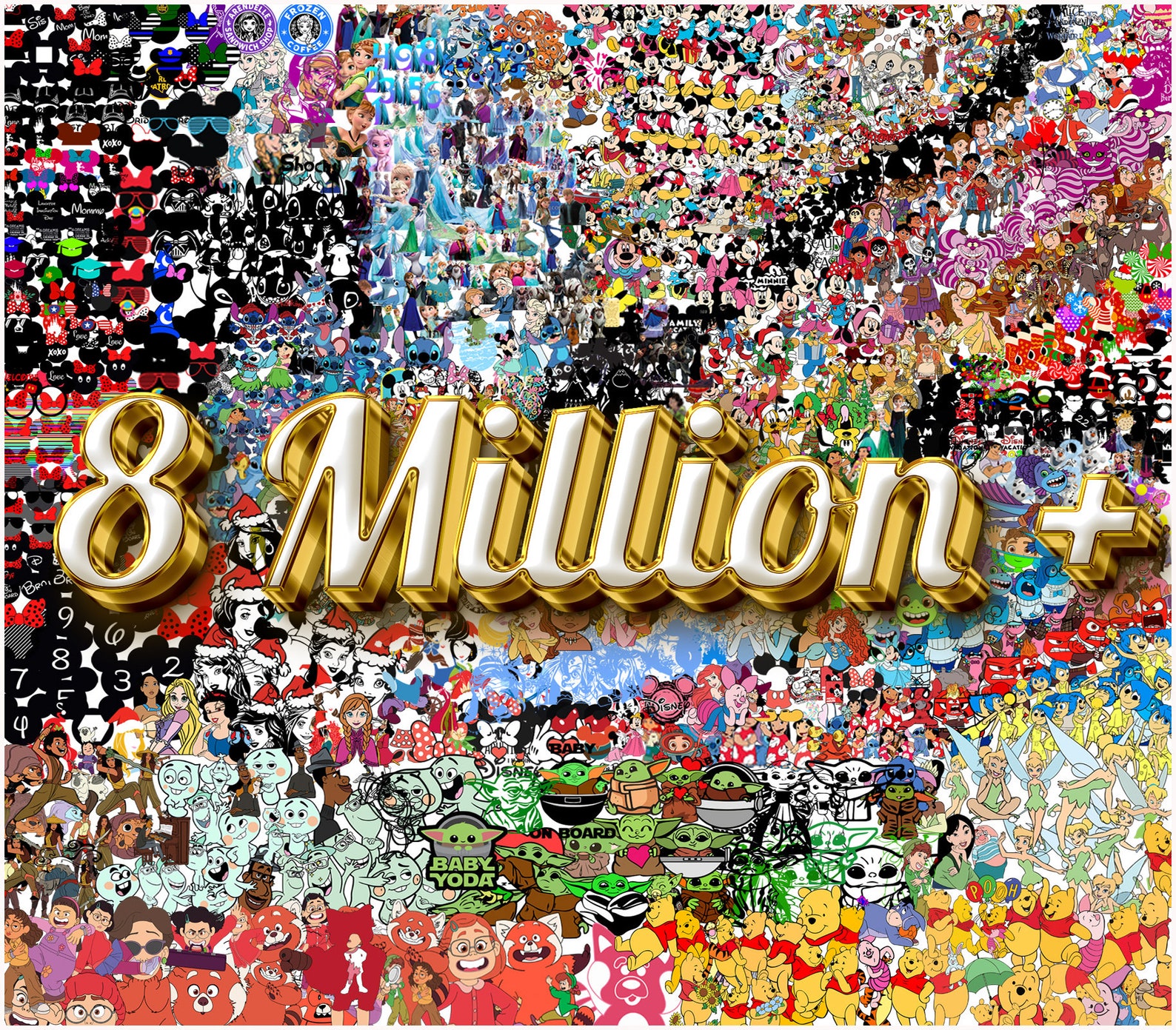 8 Million+ MEGA SVG Bundle, Designs, T-shirt Designs SVG, All in One ...