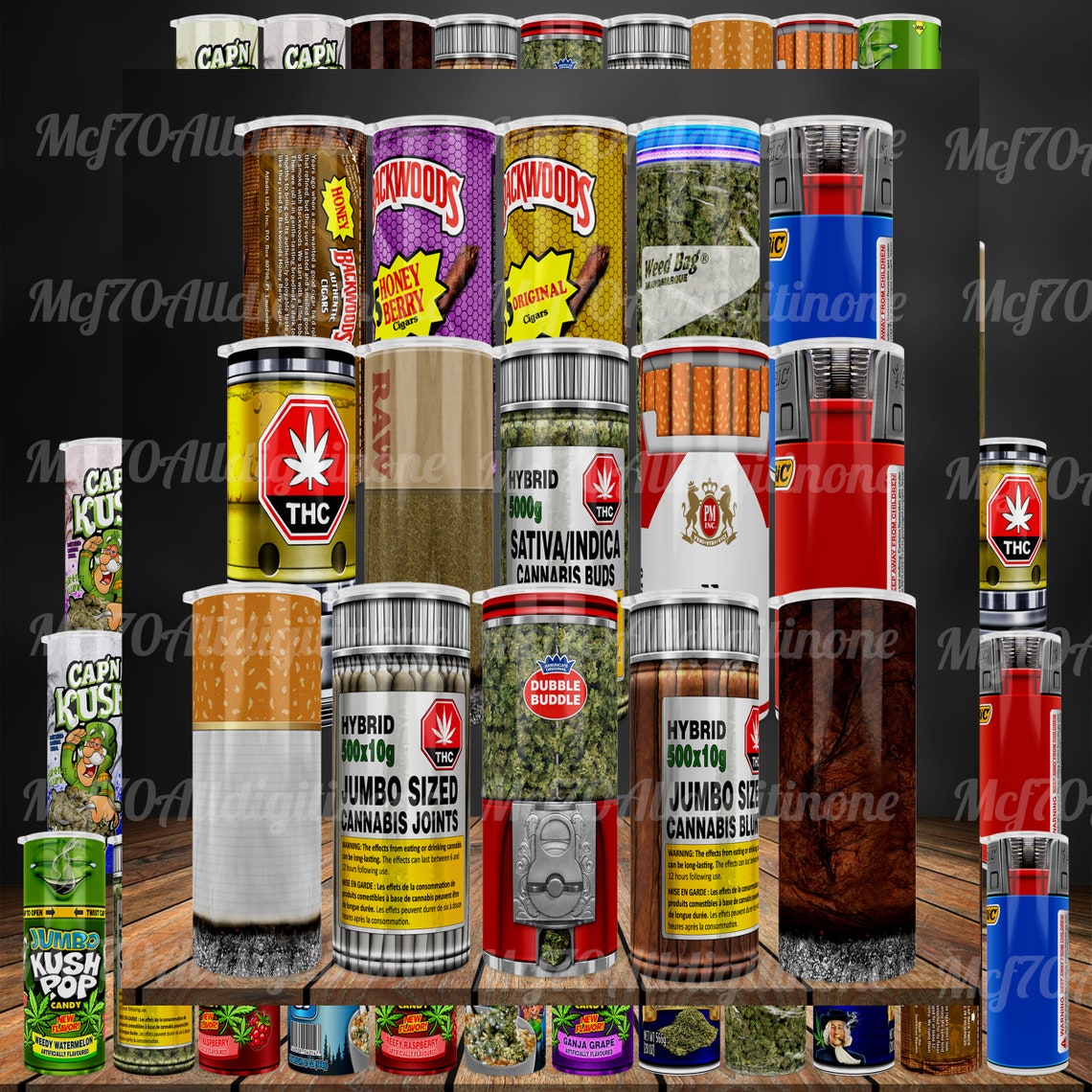 420 Weed Cereal Tumbler Wraps Bundle, Stoner PNG (digital File) - Etsy