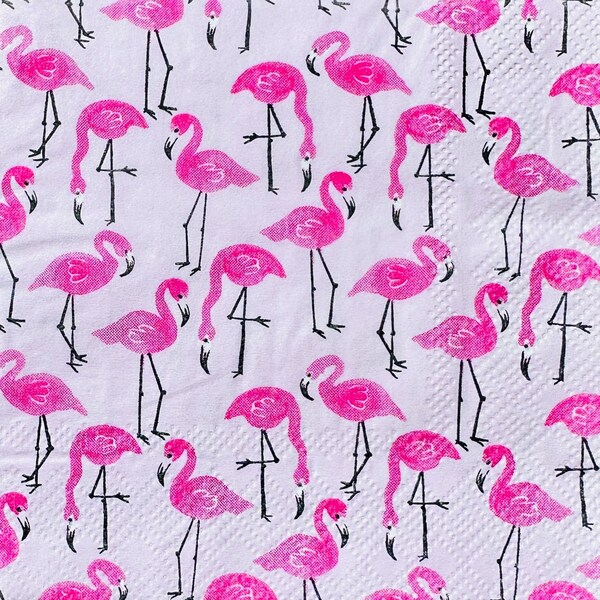 Flamingo Napkin - Etsy