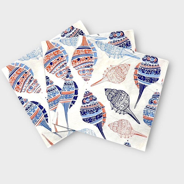 Decoupage Conch Shells - Etsy