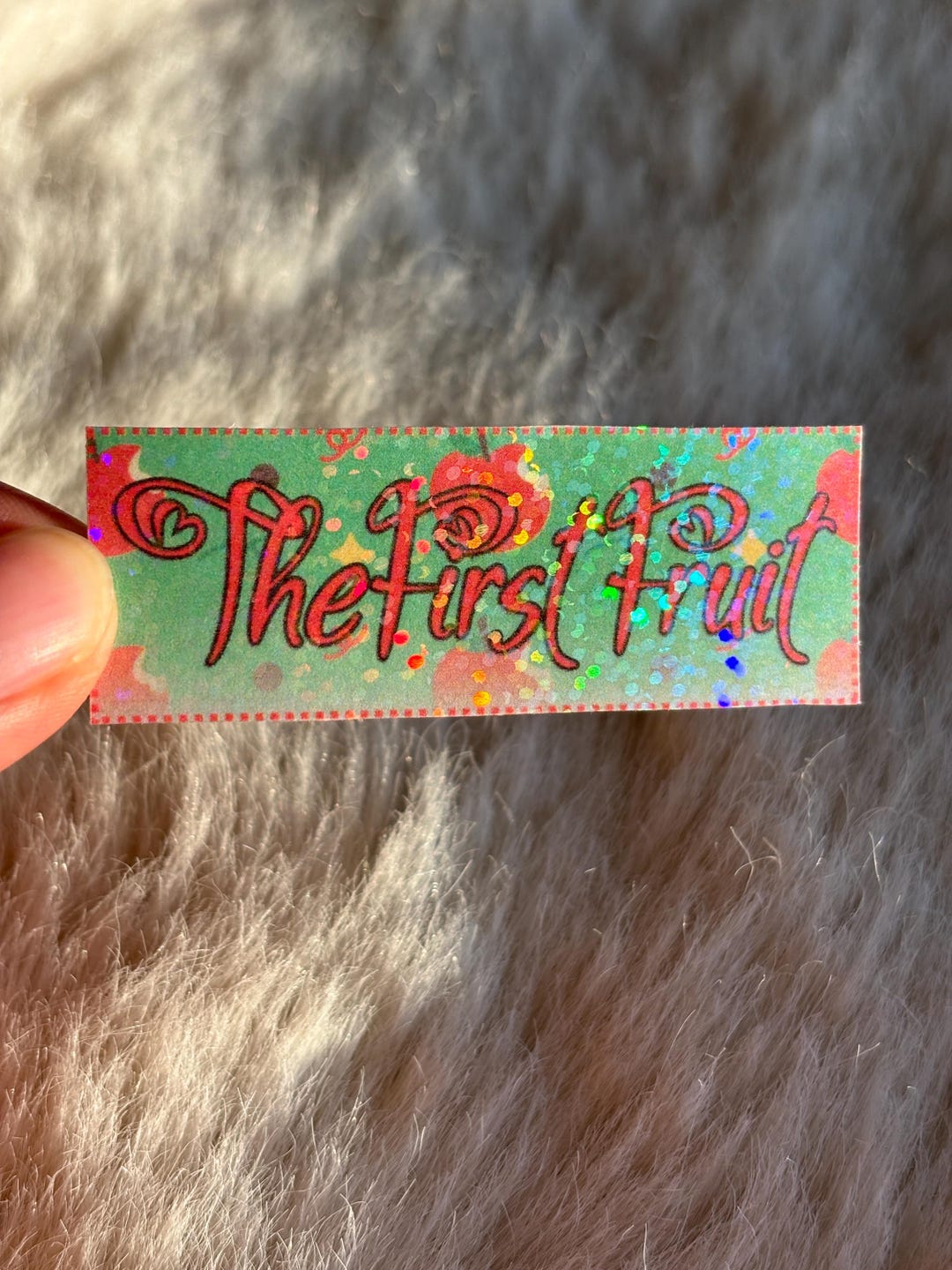 Mark Lee ‘the First Fruit’ Sticker | Nct Holographic Handdrawn Design ...