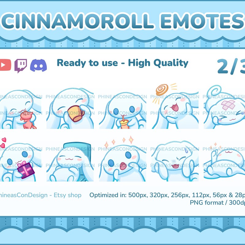 Cinnamon Roll Emotes - Etsy