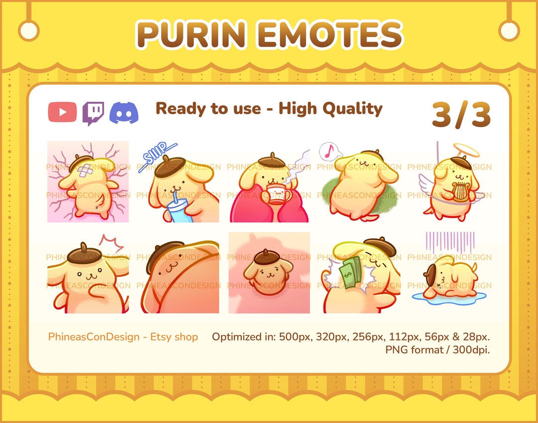 10 Pompom Dog Emotes for Discord, Twitch & Youtube | Part 3 of 3 ...
