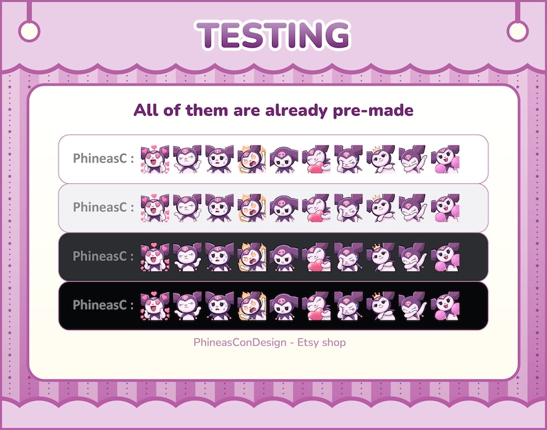 10 Kuro Emotes for Discord, Twitch & Youtube | Part 3 of 3 | Stream ...