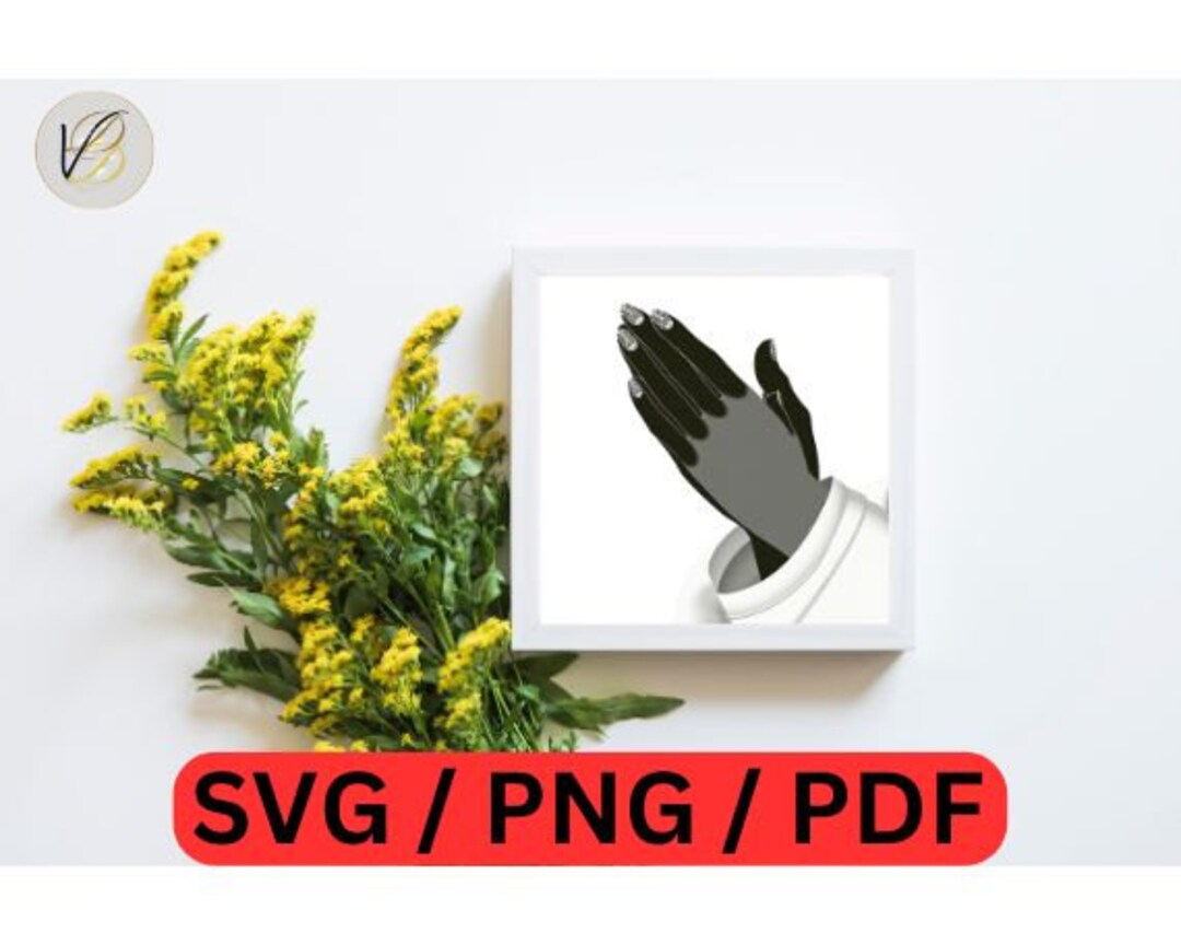 Praying Hands Christian Art PNG, Minimalist Religious Art, Pray Faith ...