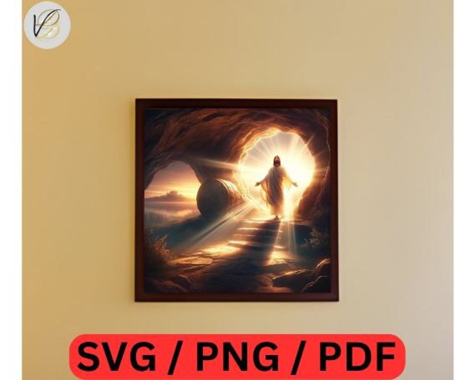 Resurrection of Jesus PNG, Christian Digital Art Downloads, He Has ...