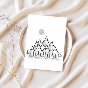 Mountains SVG Bundle ,trees Svg ,mountain Clipart ,landscape Svg ...