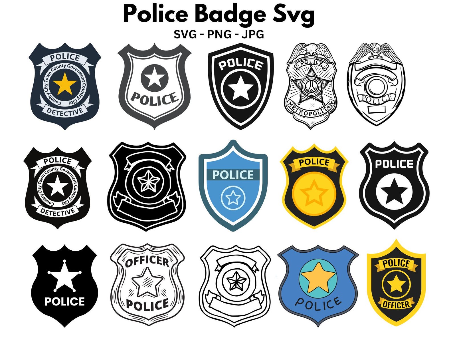 Police Badge Svg ,police Badge Clipart ,badge Svg , Badge Clipart ...