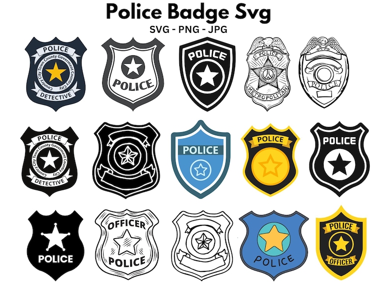 Police Badge Svg ,police Badge Clipart ,badge Svg , Badge Clipart ...