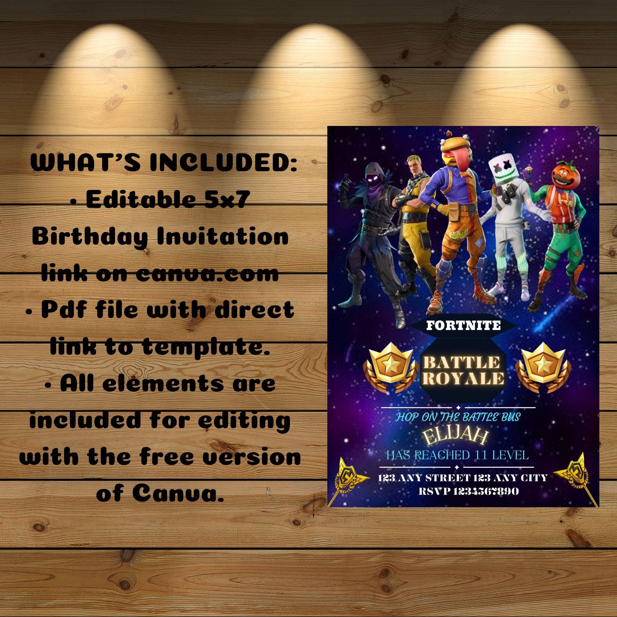 Gamer Invitation, Gamer Birthday, Gamer Printable, Gamer Digital, Gamer ...