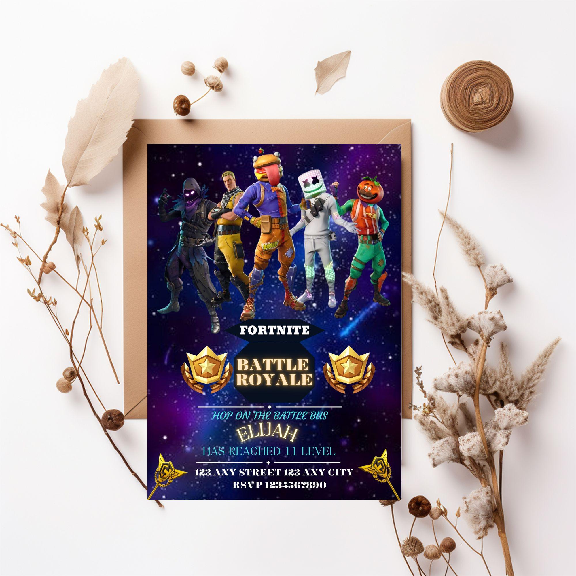 Gamer Invitation, Gamer Birthday, Gamer Printable, Gamer Digital, Gamer ...