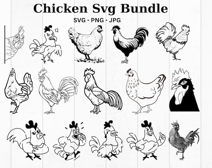 Angry Chicken Svg, Angry Chicken Png, Angry Chicken Dxf, Hen Png, Hen ...