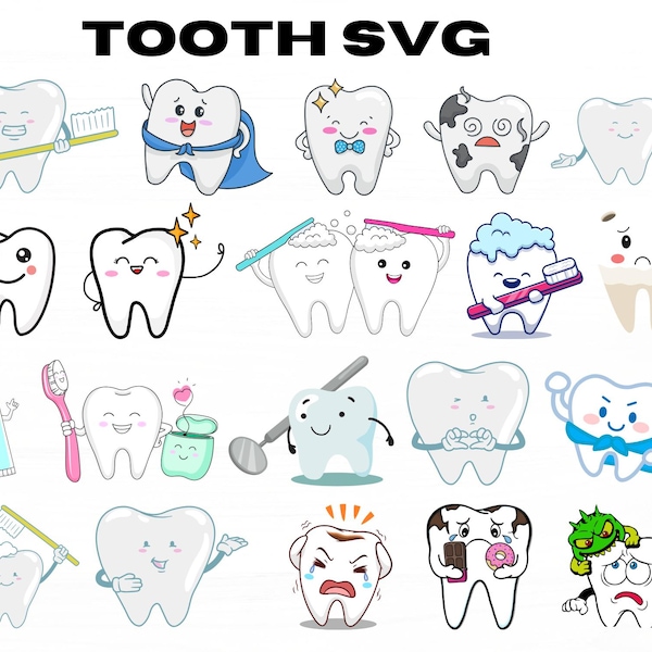 Tooth Decal - Etsy