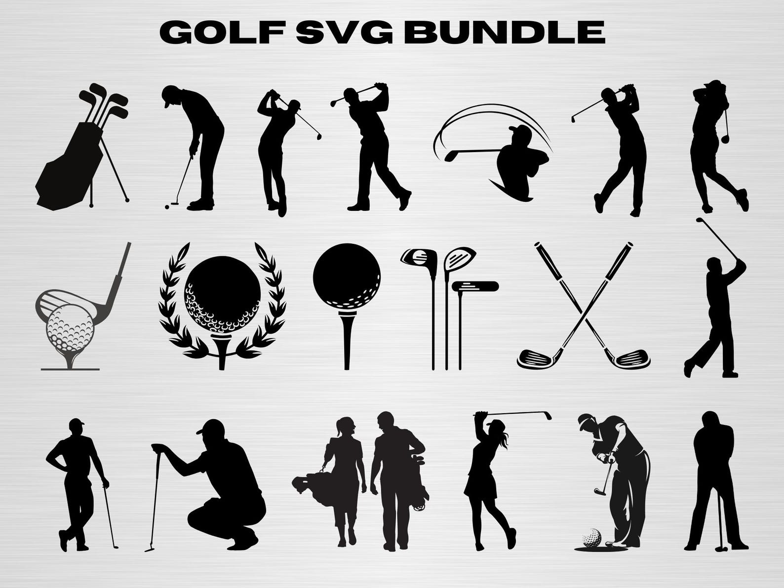 Golf Svg ,golf Clipart, Golf Split Monogram Svg, Golf Name Frame Svg ...