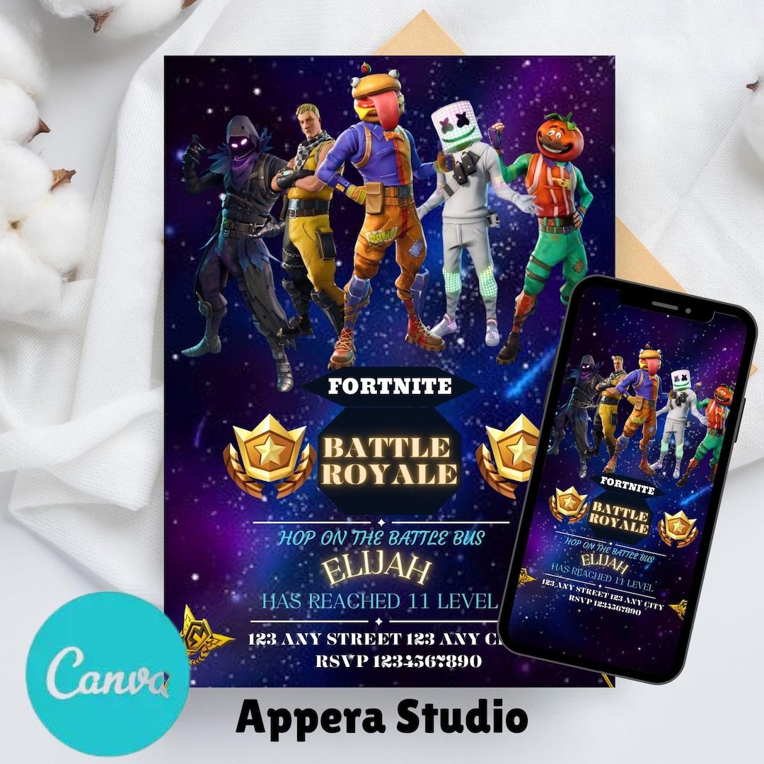 Gamer Invitation, Gamer Birthday, Gamer Printable, Gamer Digital, Gamer ...