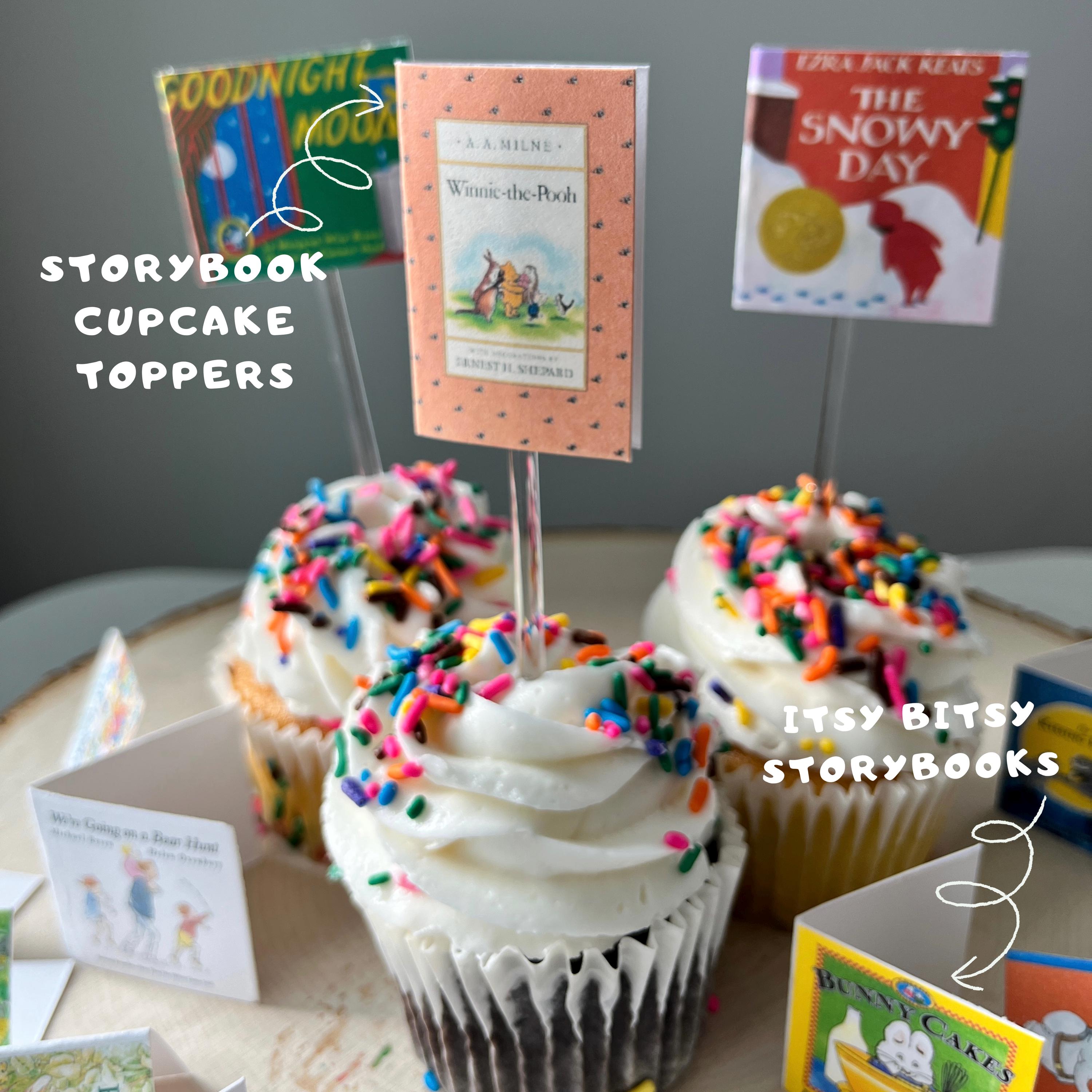 10pc - Mini Storybook Props — Table Props — Random Assortment— Dessert ...