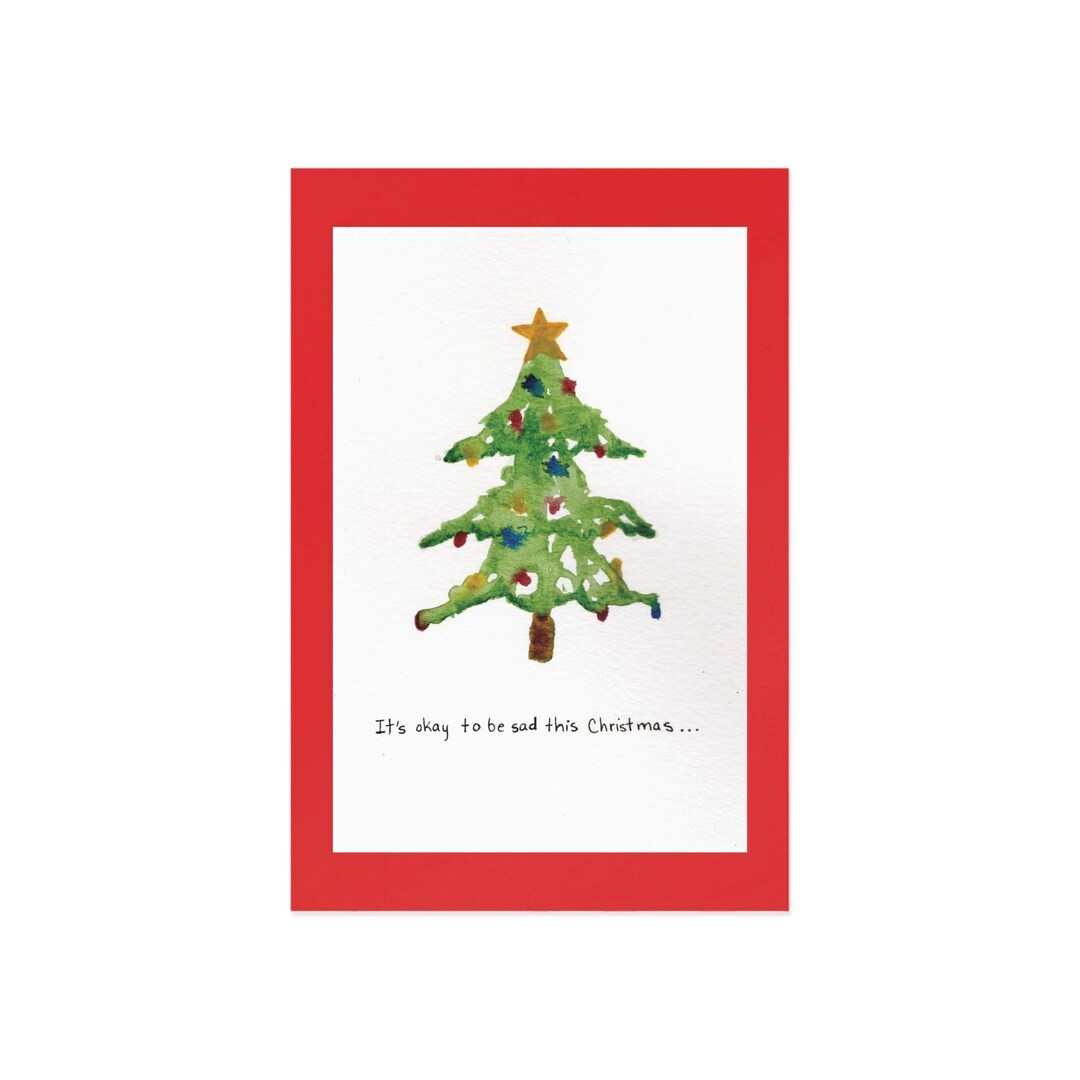 Its Okay to Be Sad This Christmas Sympathy Card Sad Holiday, Christmas ...