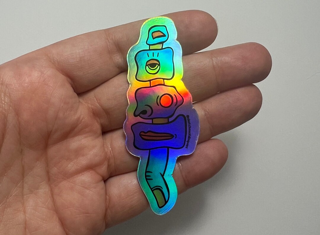 Disjointed.. Hanging by a Thread // Eccentric Silly Holographic Pop Art ...