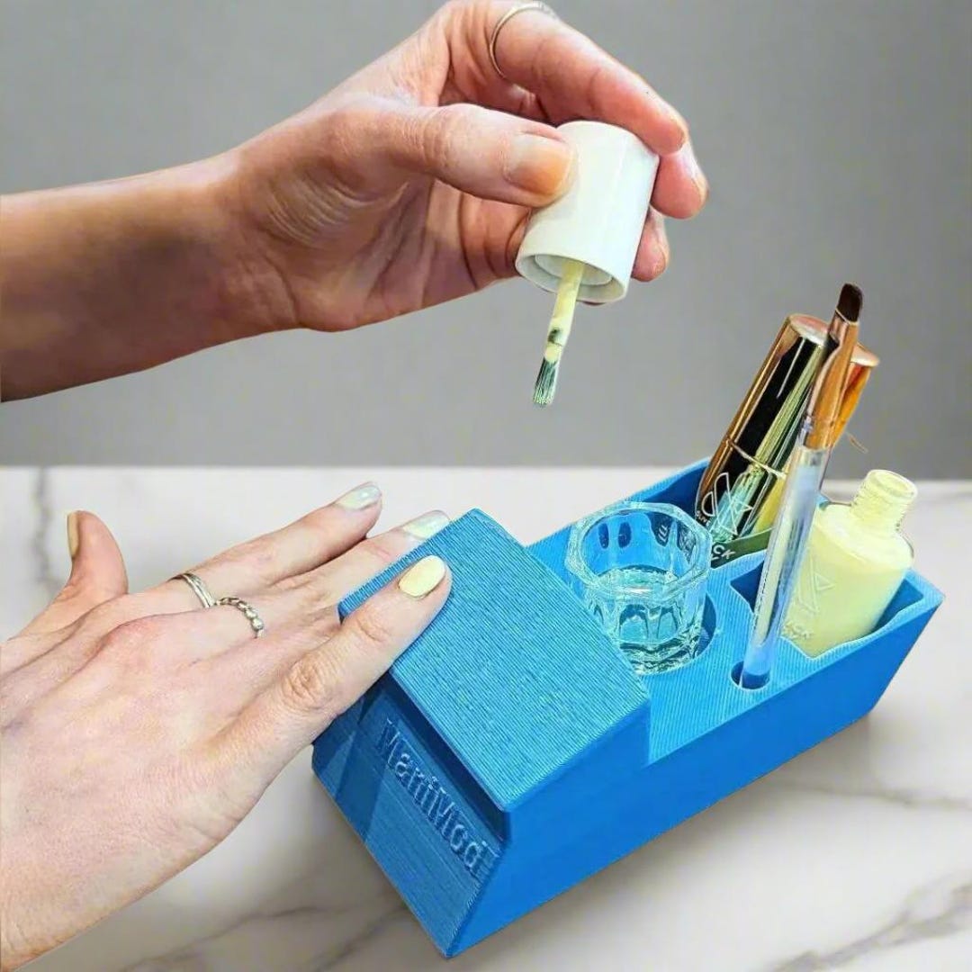 Finger Rest & Nail Polish Holder, Compact Nail Tool Holder for ...