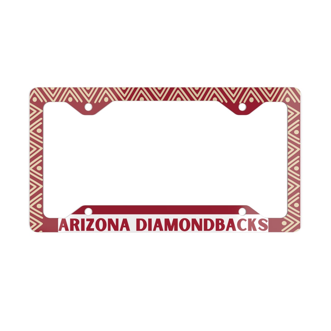 Arizona Diamondbacks Metal License Plate Frame, Diamondbacks Car Accessories, Arizona Gifts for ...