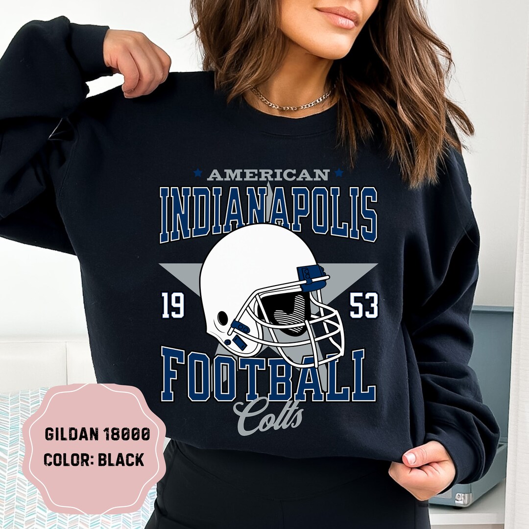 Vintage Indianapolis Colts Football Crewneck, Colts Hoodie, Cute ...