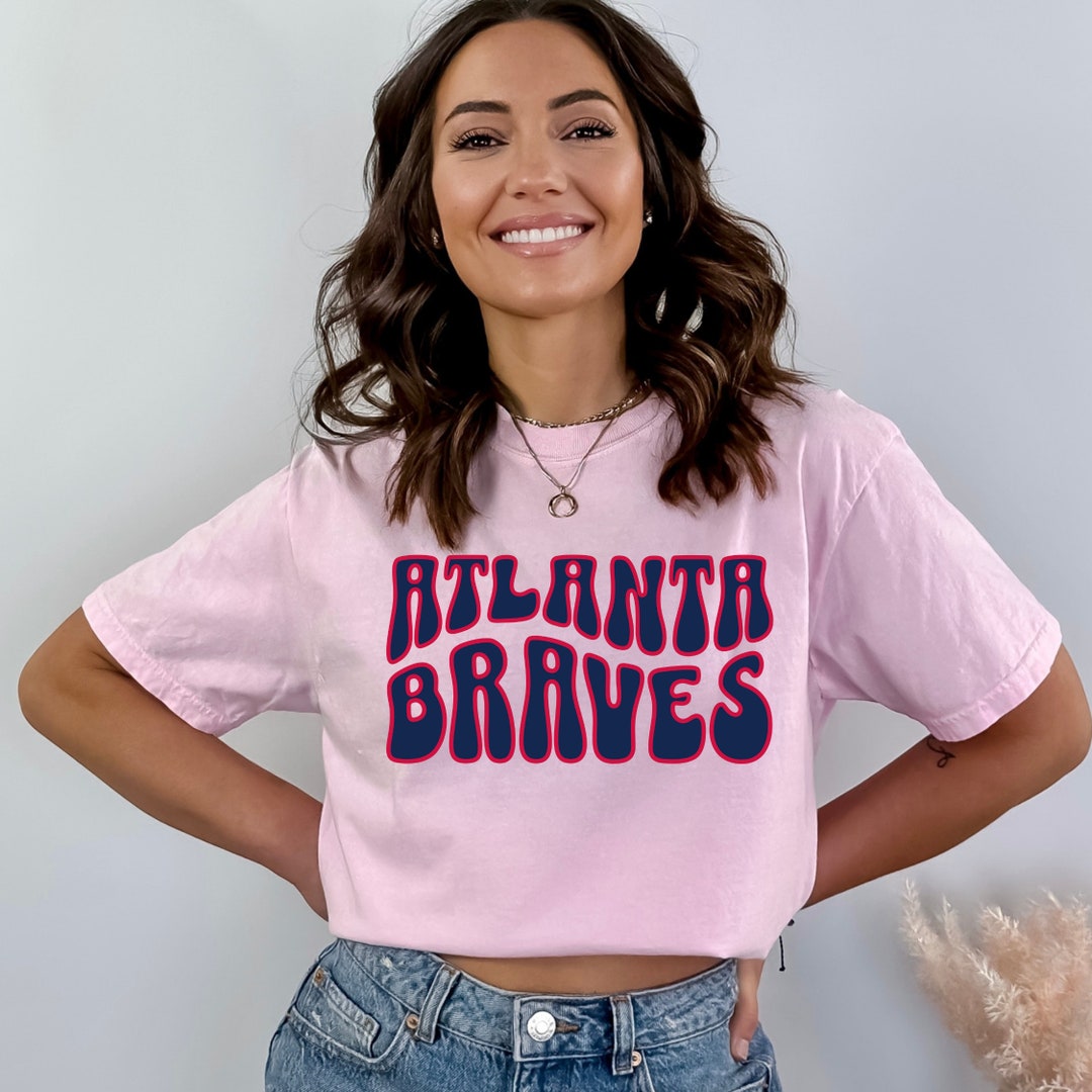 Retro Atlanta Braves Baseball Comfort Colors T-shirt, Cute Braves Game ...
