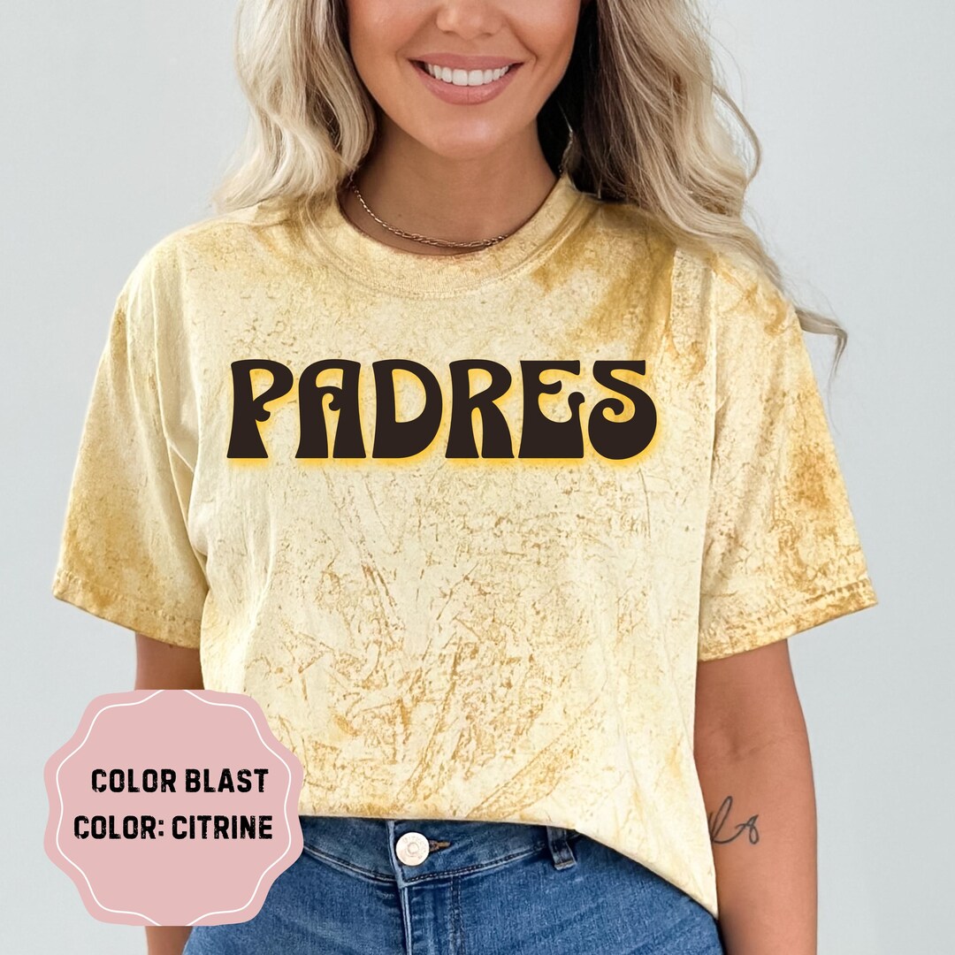 San Diego Padres Comfort Colors Color Blast T-shirt, Baseball Fan Gift ...