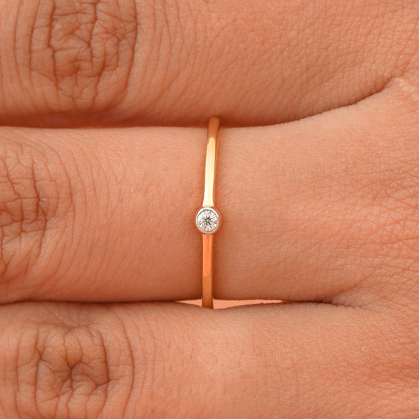 Bezel Set Rings - Etsy