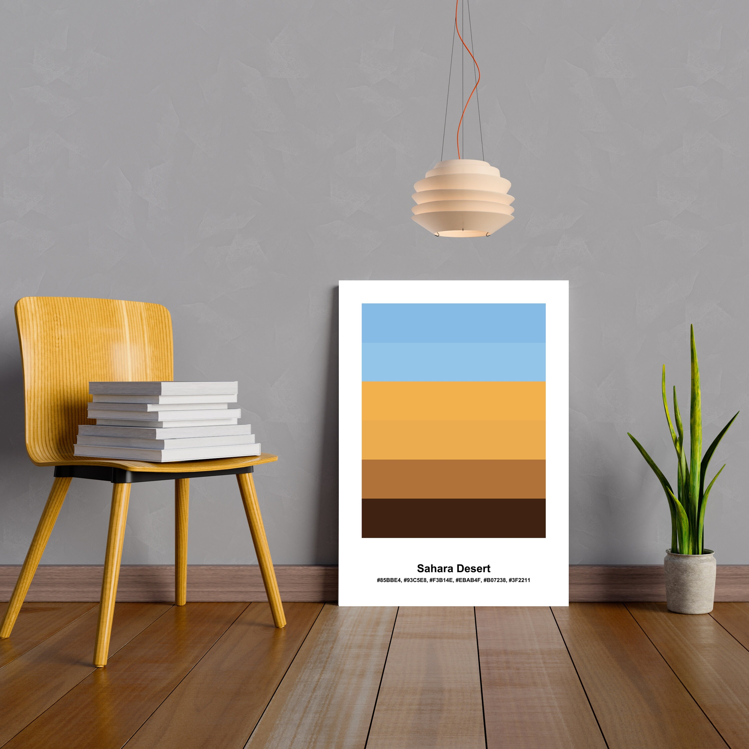 Sahara Desert Colour Palette Poster, Color Art, Wall Art, Digital Print ...