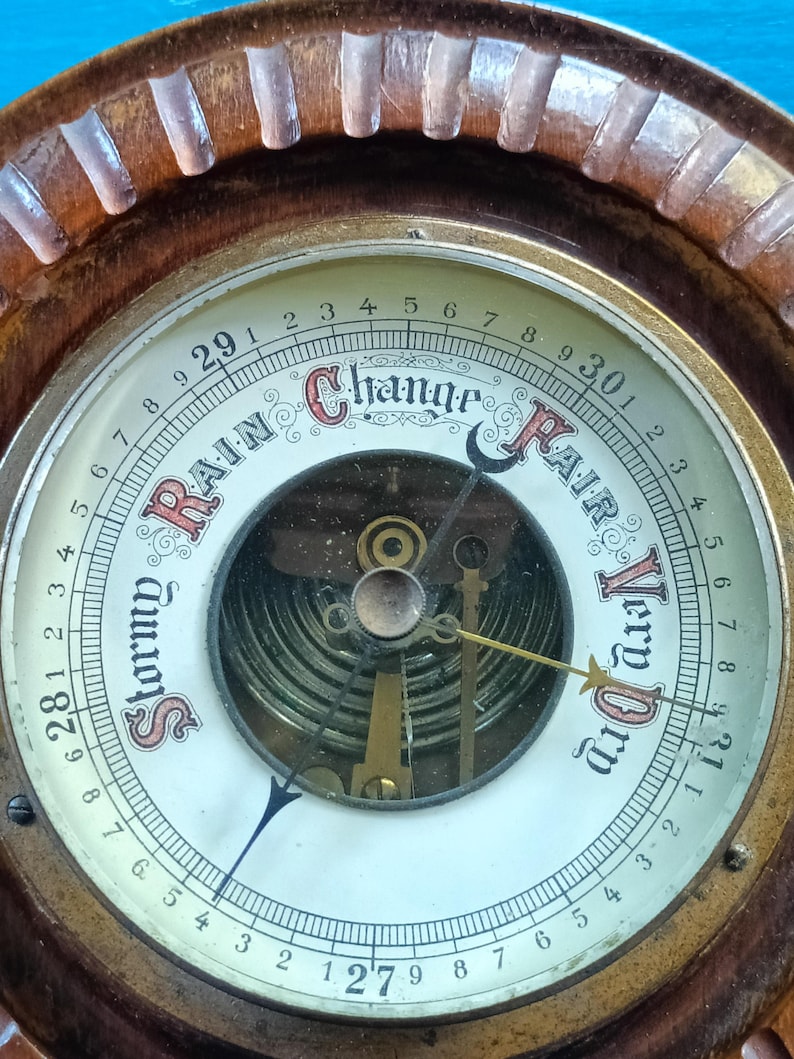 Antique Ships Barometer..21cm Diameter - Etsy