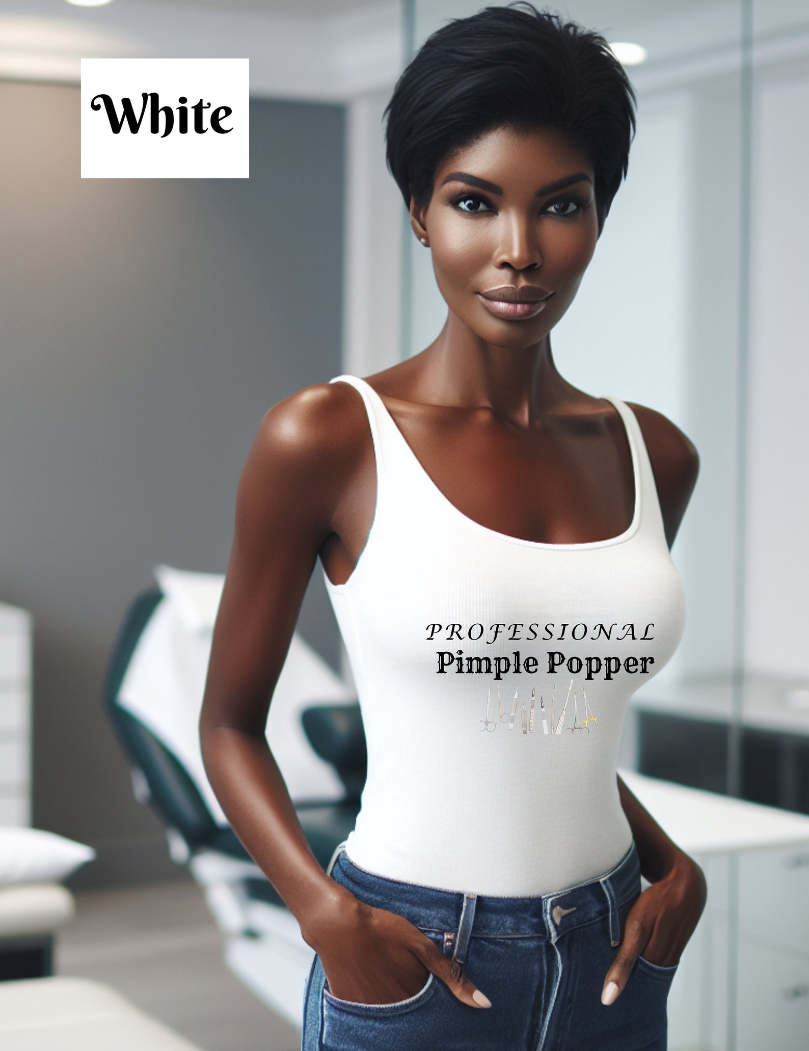 Professional Pimple Popper Unisex Jersey Tank Top - Etsy