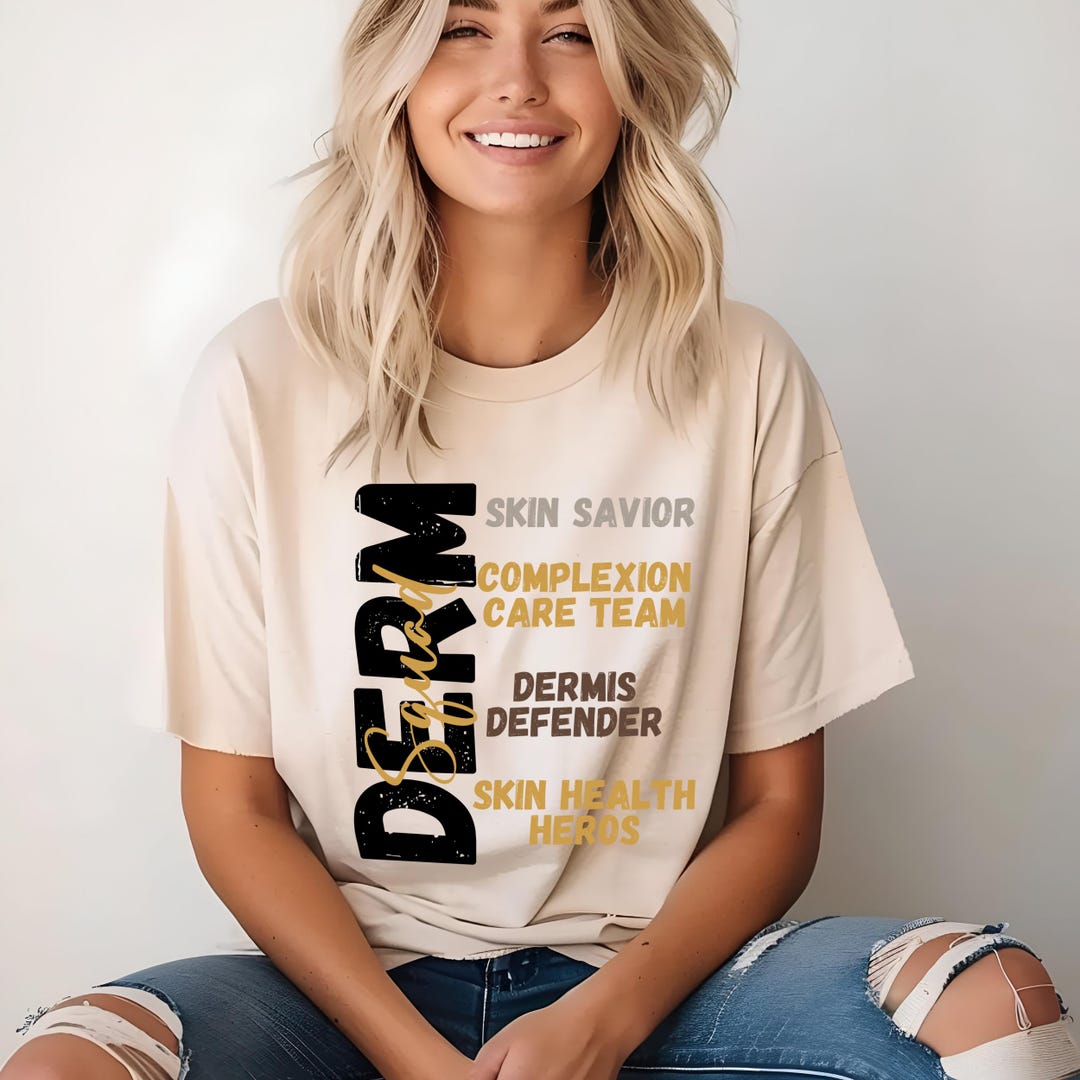 Derm Squad T-shirt - Dermatology Team Tee, Skin Specialist Shirt ...