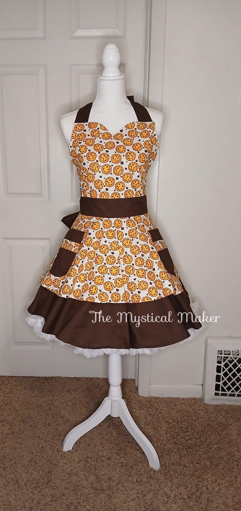 Pinup Candycore Apron Chocolate Chip Cookie Baker Hostess Housewive ...