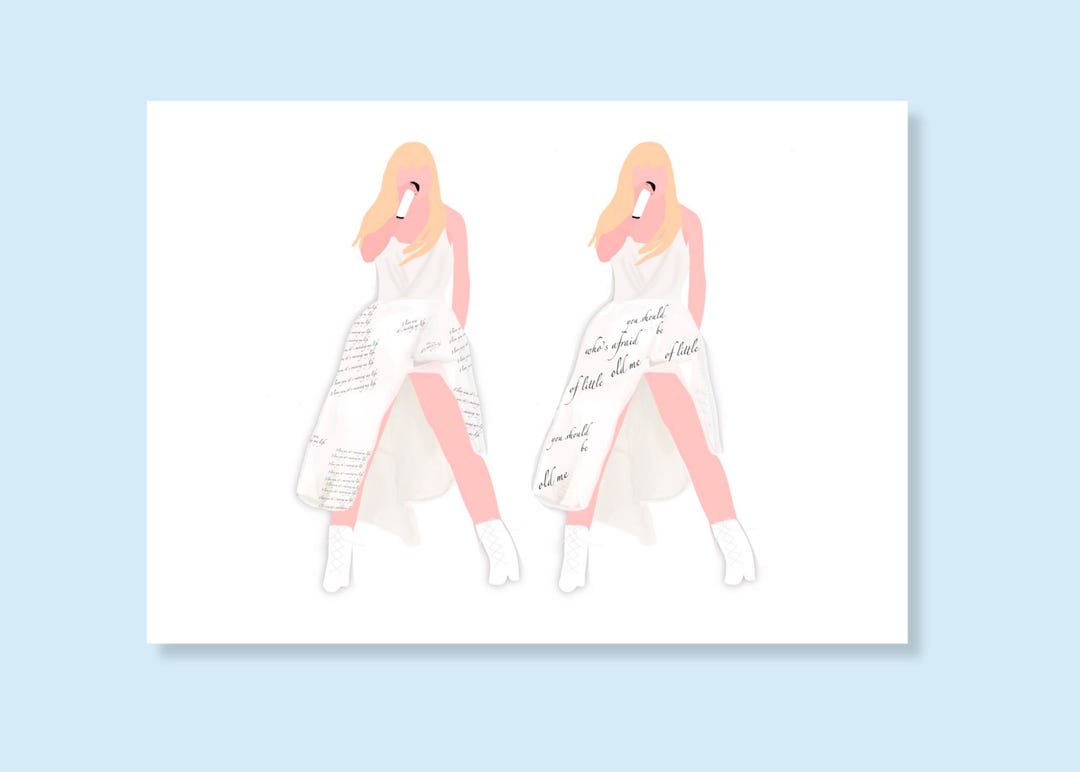 TTPD Dress 5x7 Print - Etsy