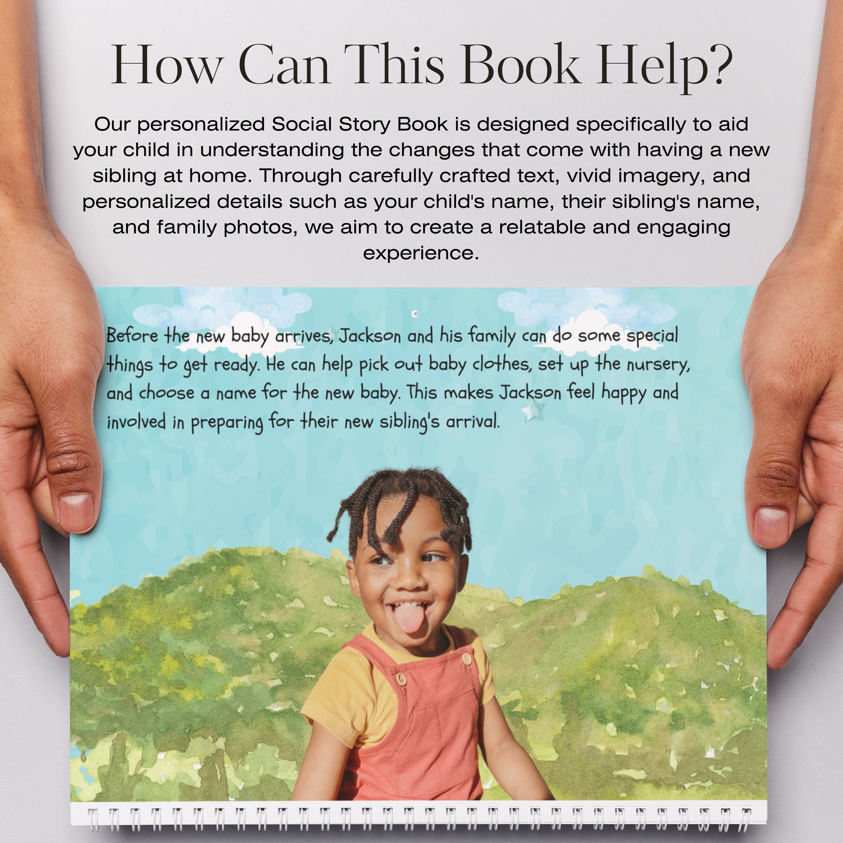 Personalized Social Story Book: Welcoming a New Sibling Home - Etsy