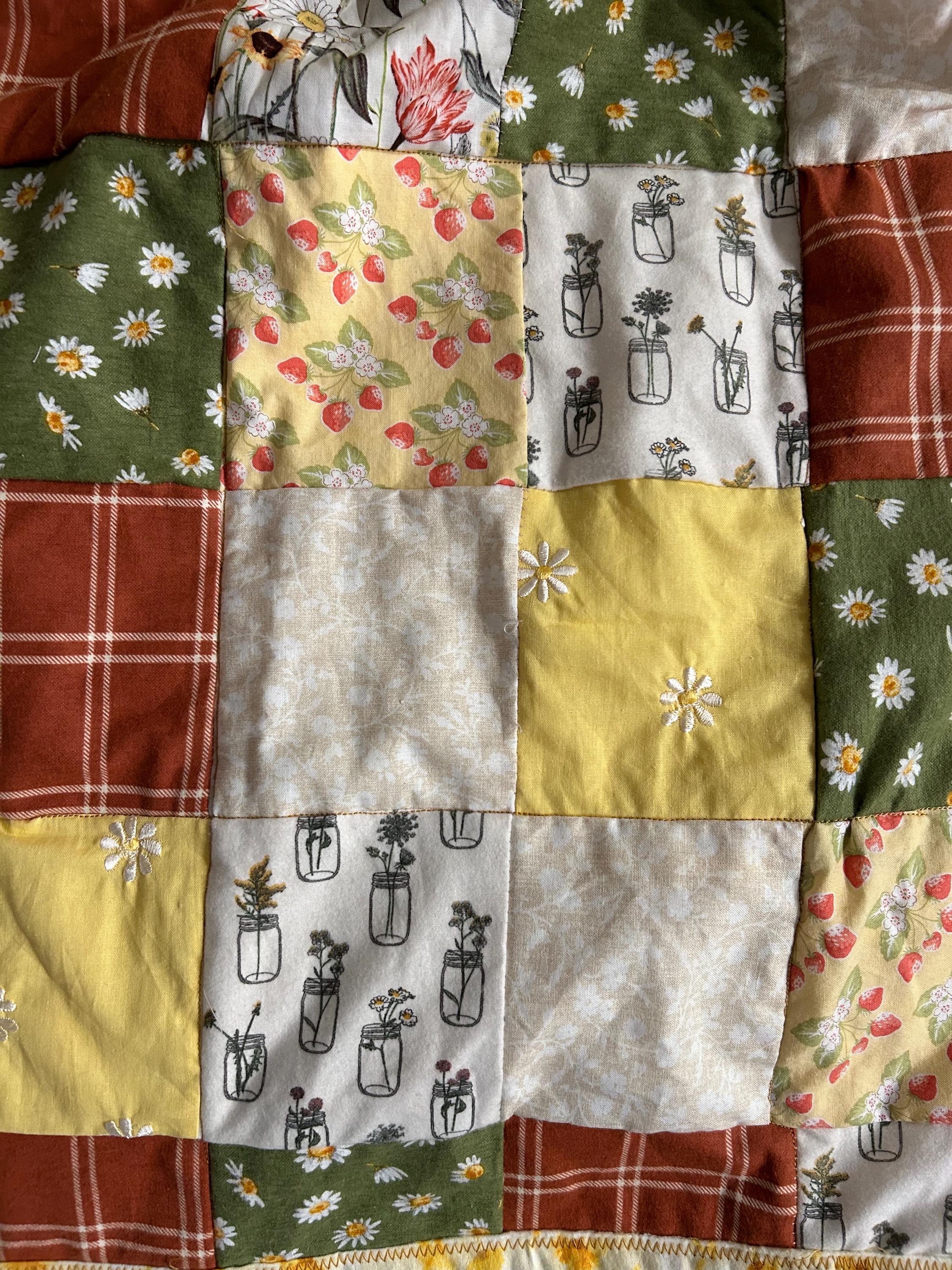 Quilted Small Throw Blanket - Etsy