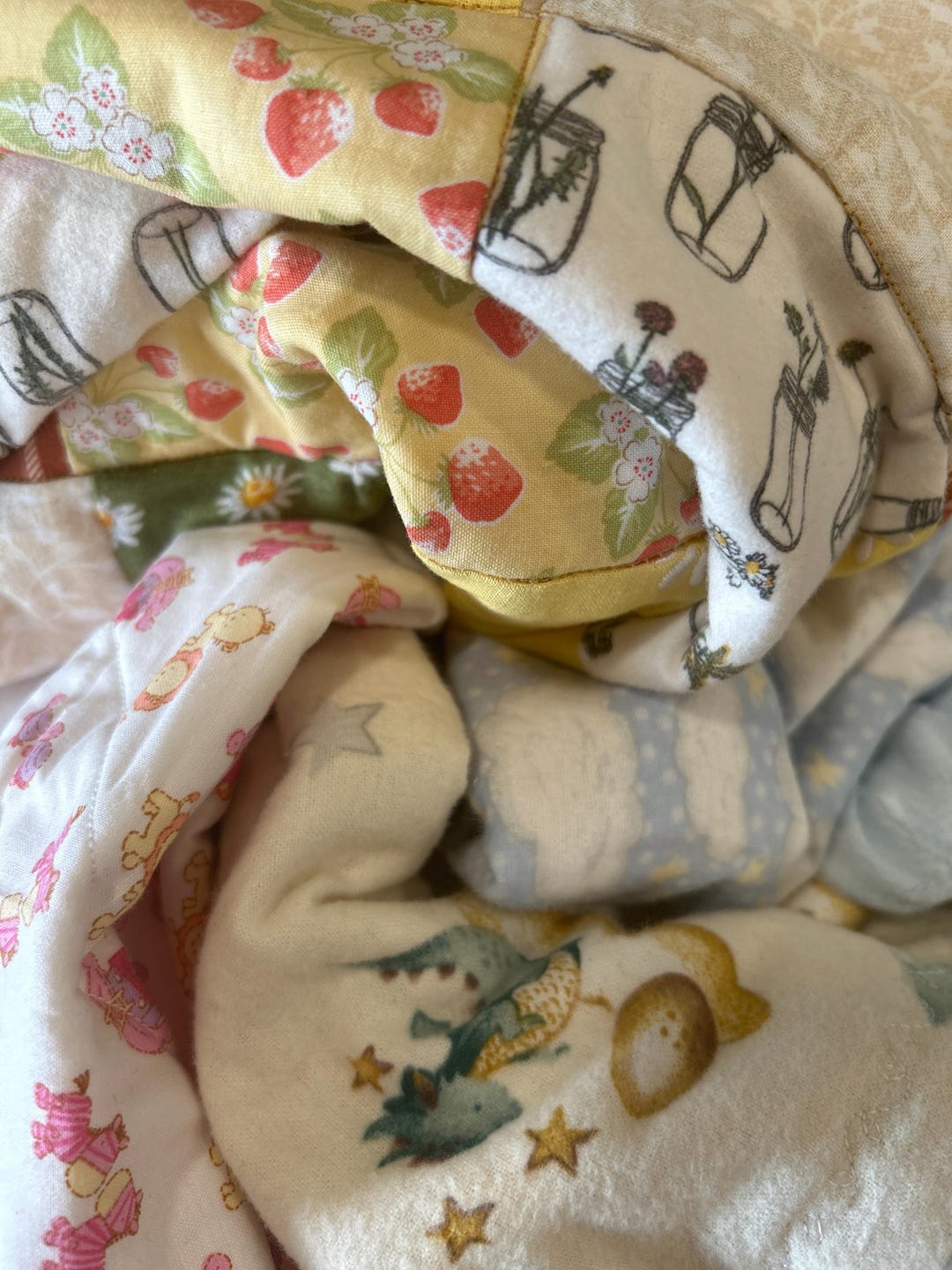 Quilted Small Throw Blanket - Etsy