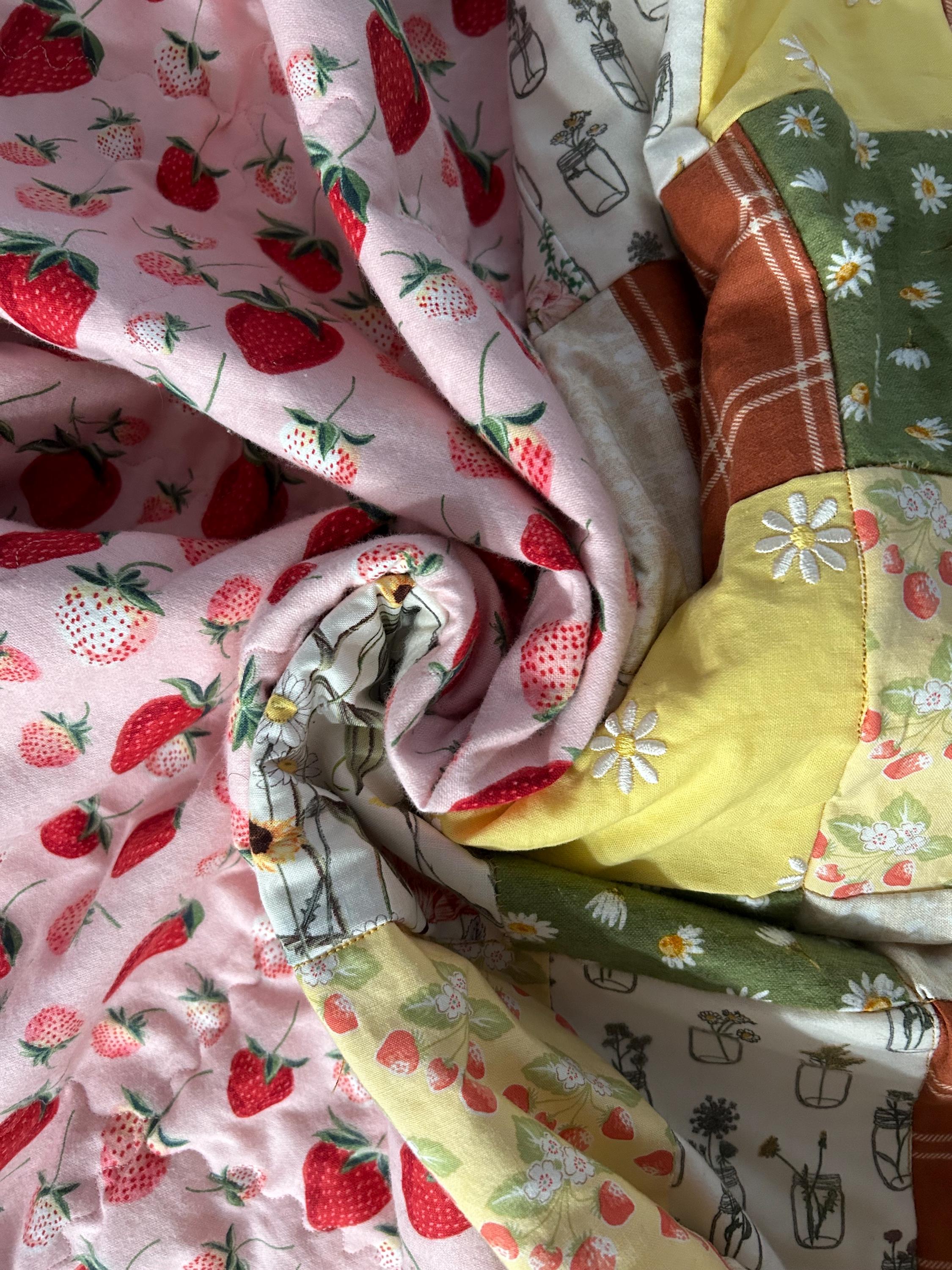 Quilted Small Throw Blanket - Etsy