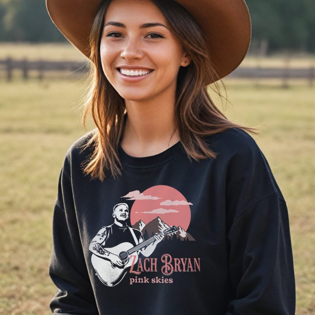 Zach Bryan Shirt, Pink Skies, Fan Gift, Zach Bryan Merch, the Great ...